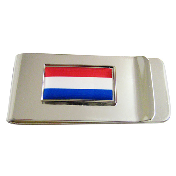 Kiola Designs | Accessories | Thin Bordered Netherlands Flag Money Clip ...